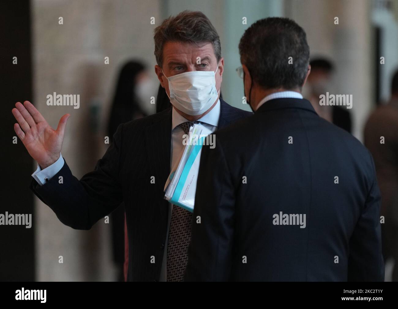 Colm Kelleher, chairman of UBS, one of the participants of The Global ...