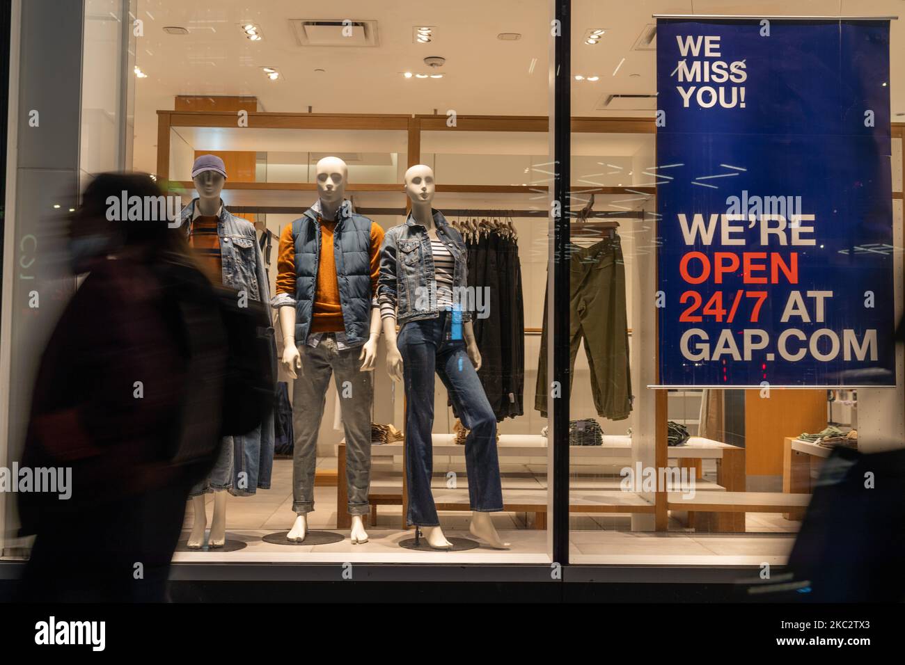 A view of a Gap Clothing Store in the Financial District on October 28 ...