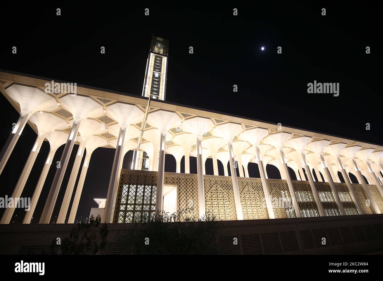 October 28, 2020, Algeria, Algiers: an exterior view of the Great ...