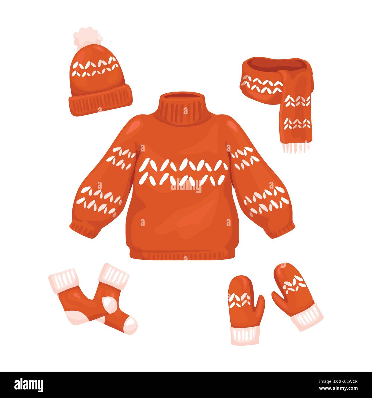 Winter clothing clothes Stock Vector Images - Alamy