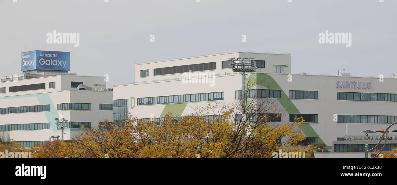 A View of Samsung Electronic smart phone product factory in Gumi, South ...