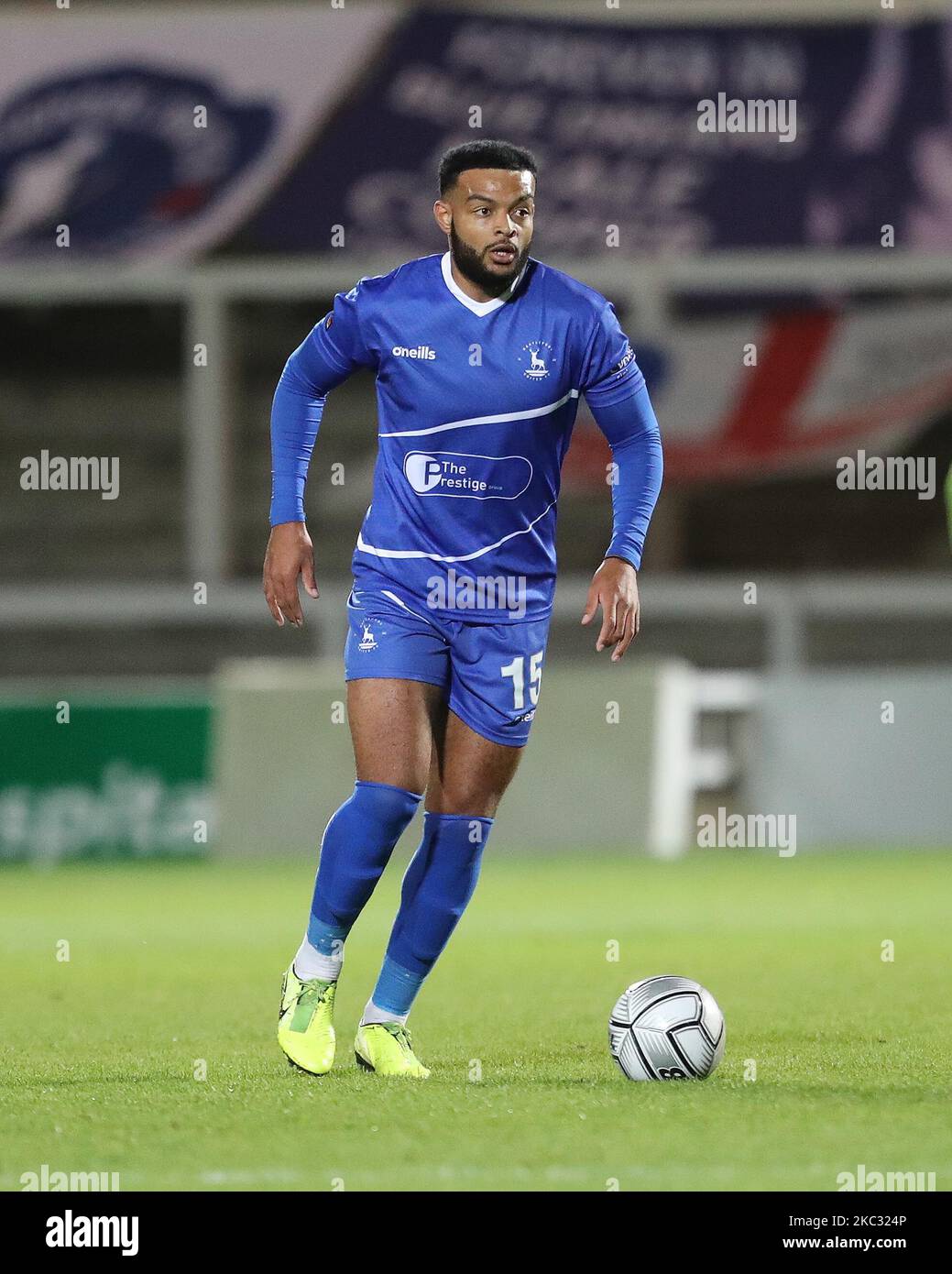 Ryan Johnson of Hartlepool United during the Vanarama National League ...