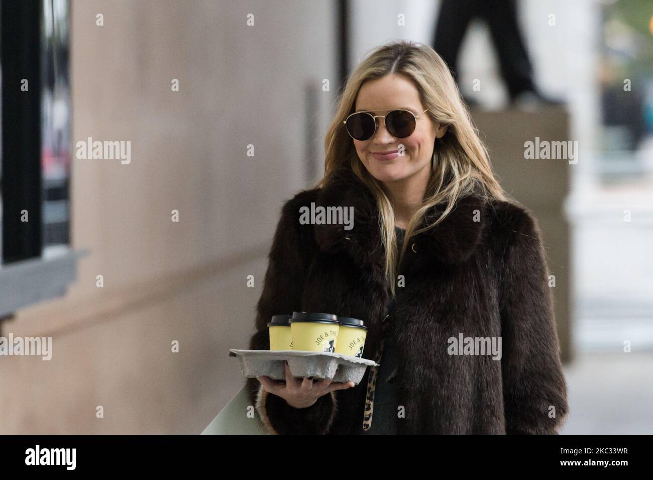 TV presenter Laura Whitmore arrives at the BBC Broadcasting House on 01 ...
