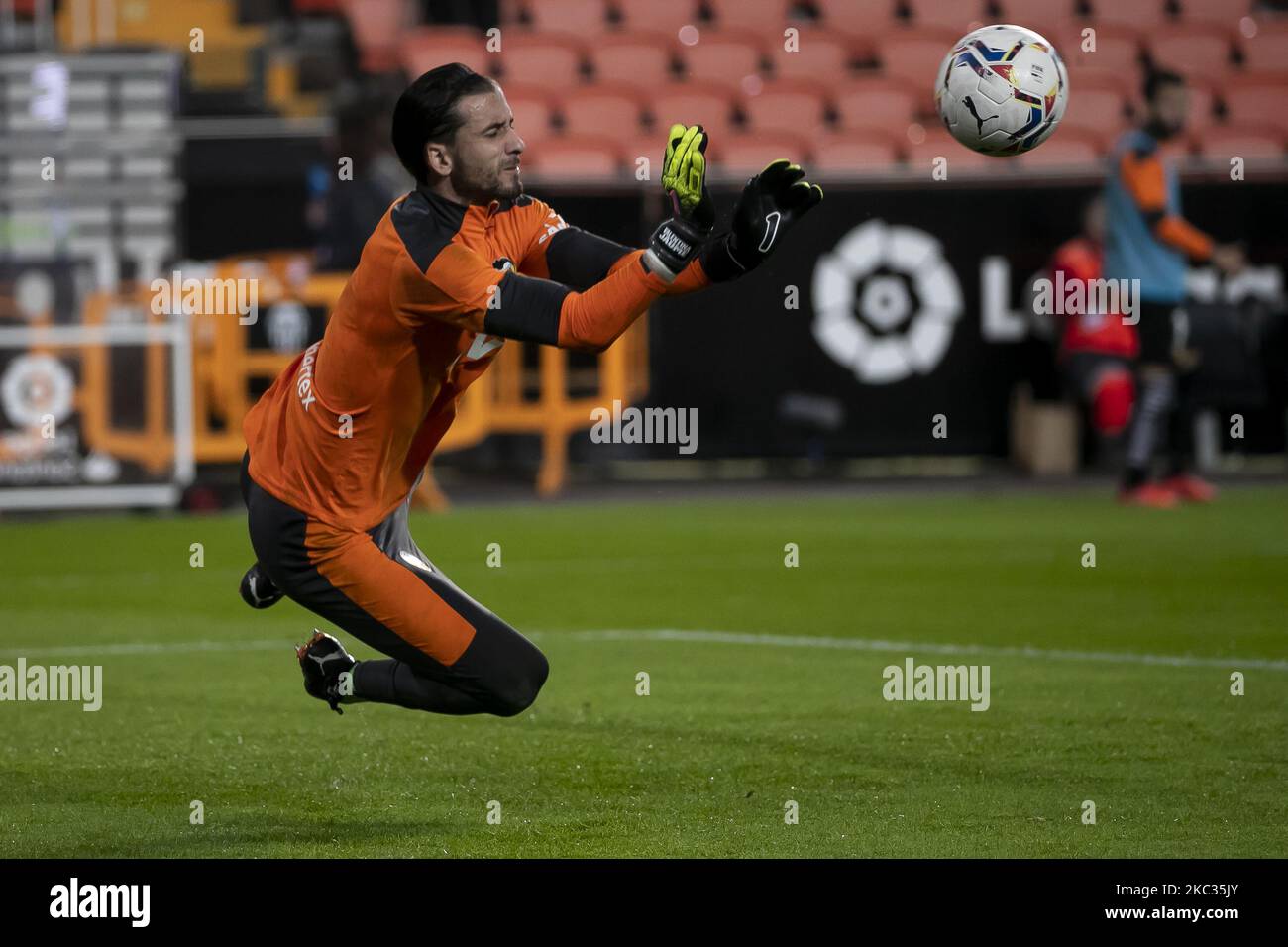 Jaume Domenech of Valencia CF before spanish La Liga match between ...