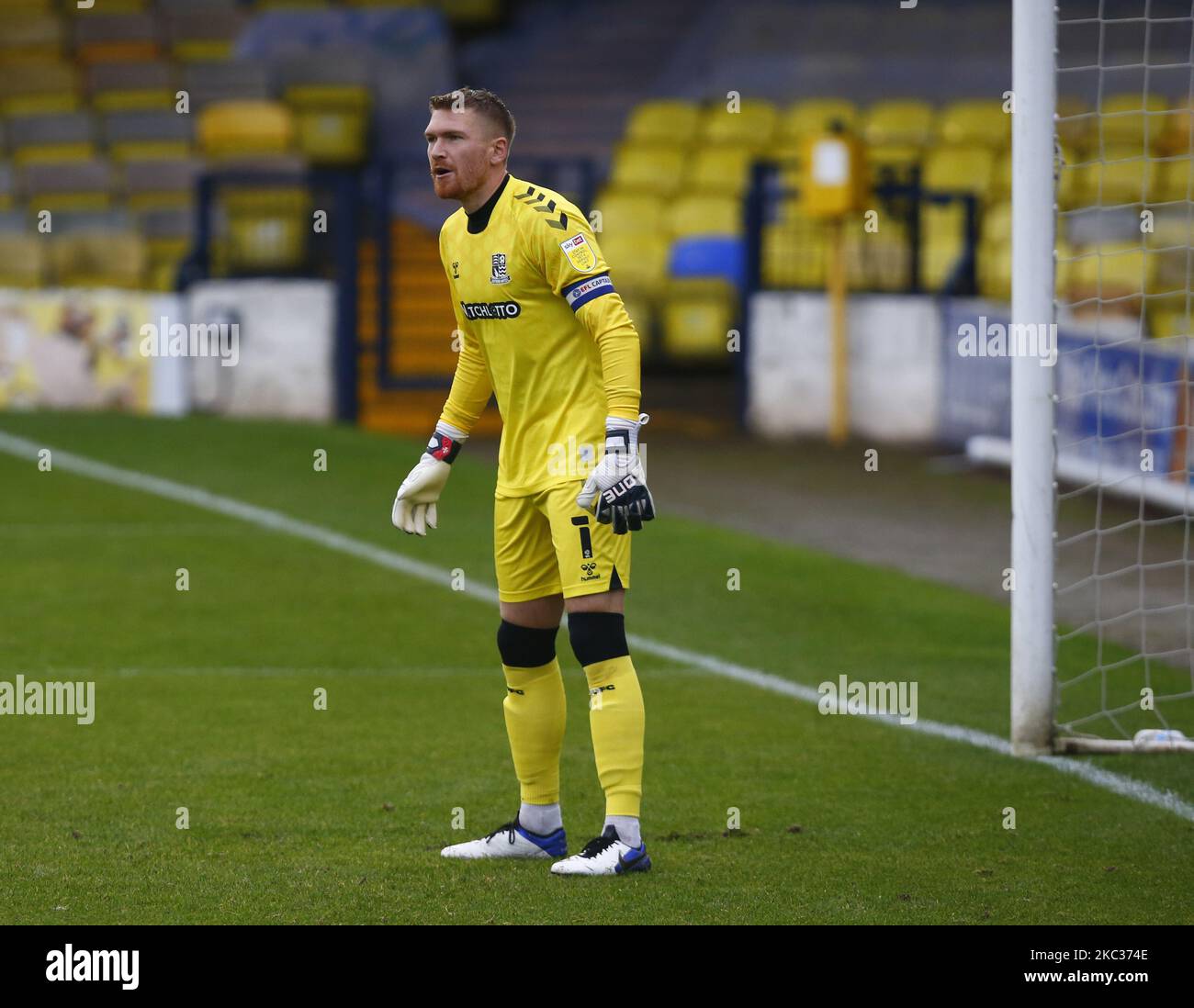 Mark Oxley of Southend United during League Two between Southend United ...