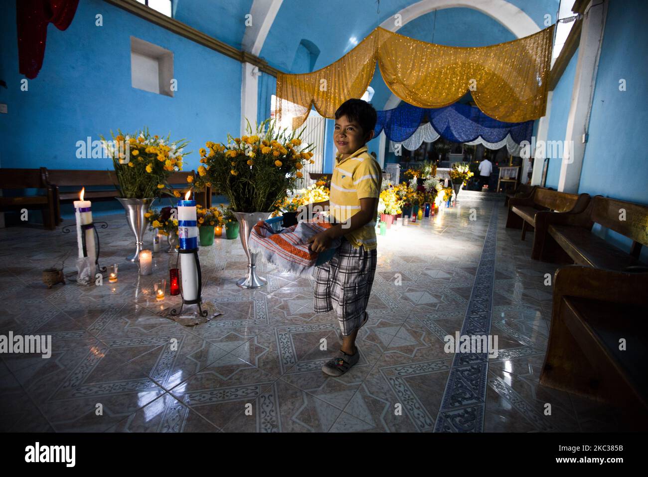 Nahua indigenous community of san francisco ozomatlan hi-res stock ...