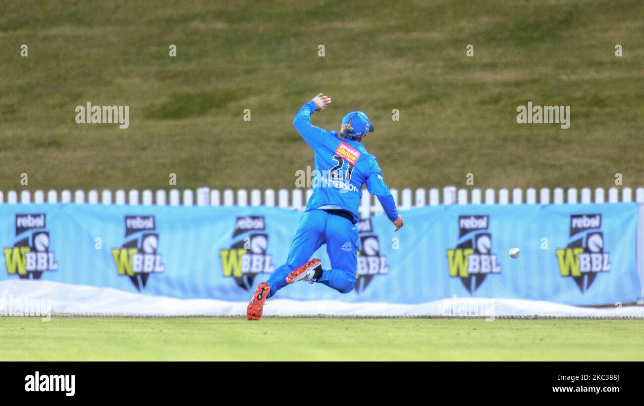 Bridget Patterson of the Strikers attempt for the catch during the ...