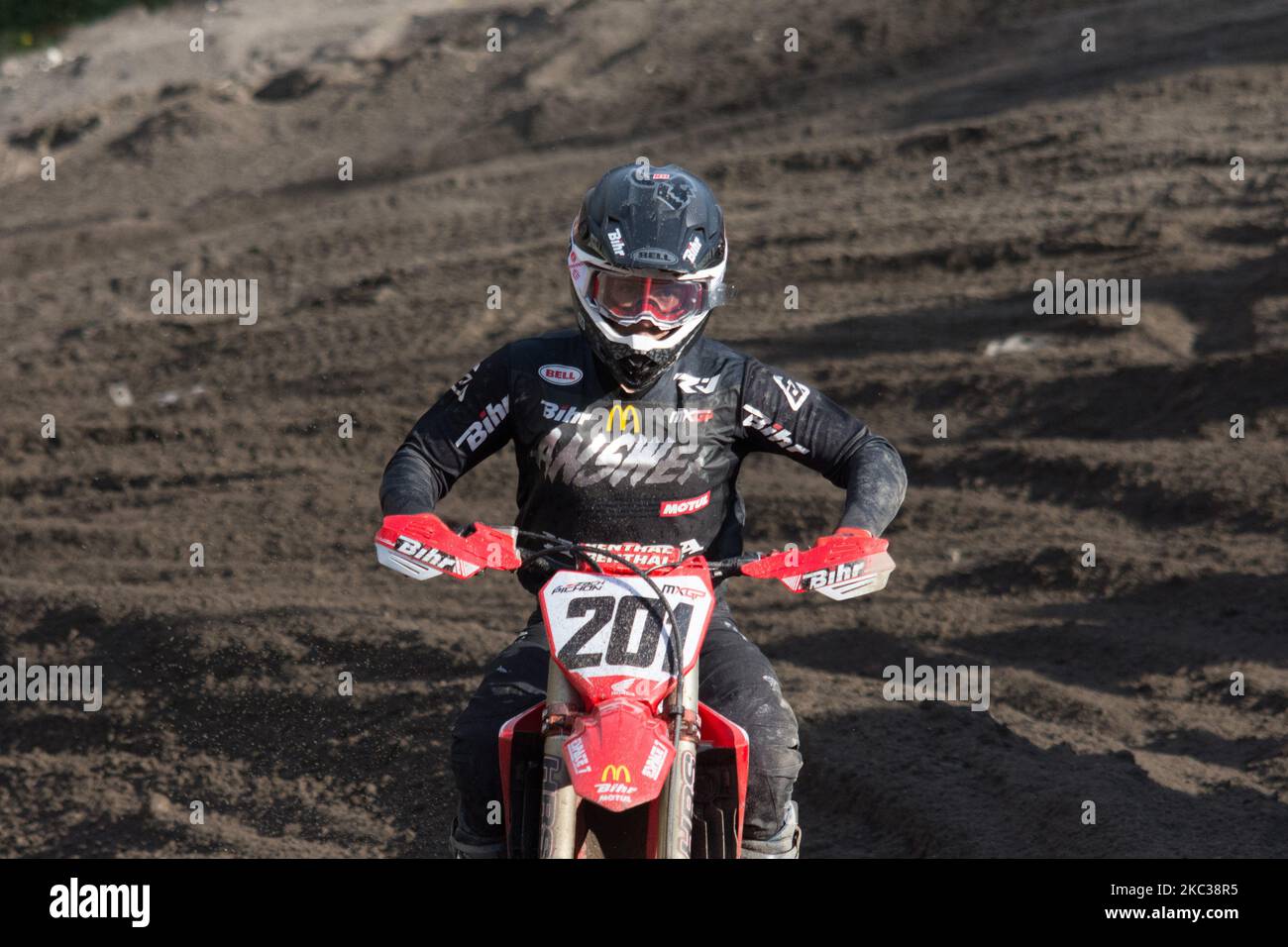 Pichon Zachary #201 (FRA) in action during the MXGP World Championship ...