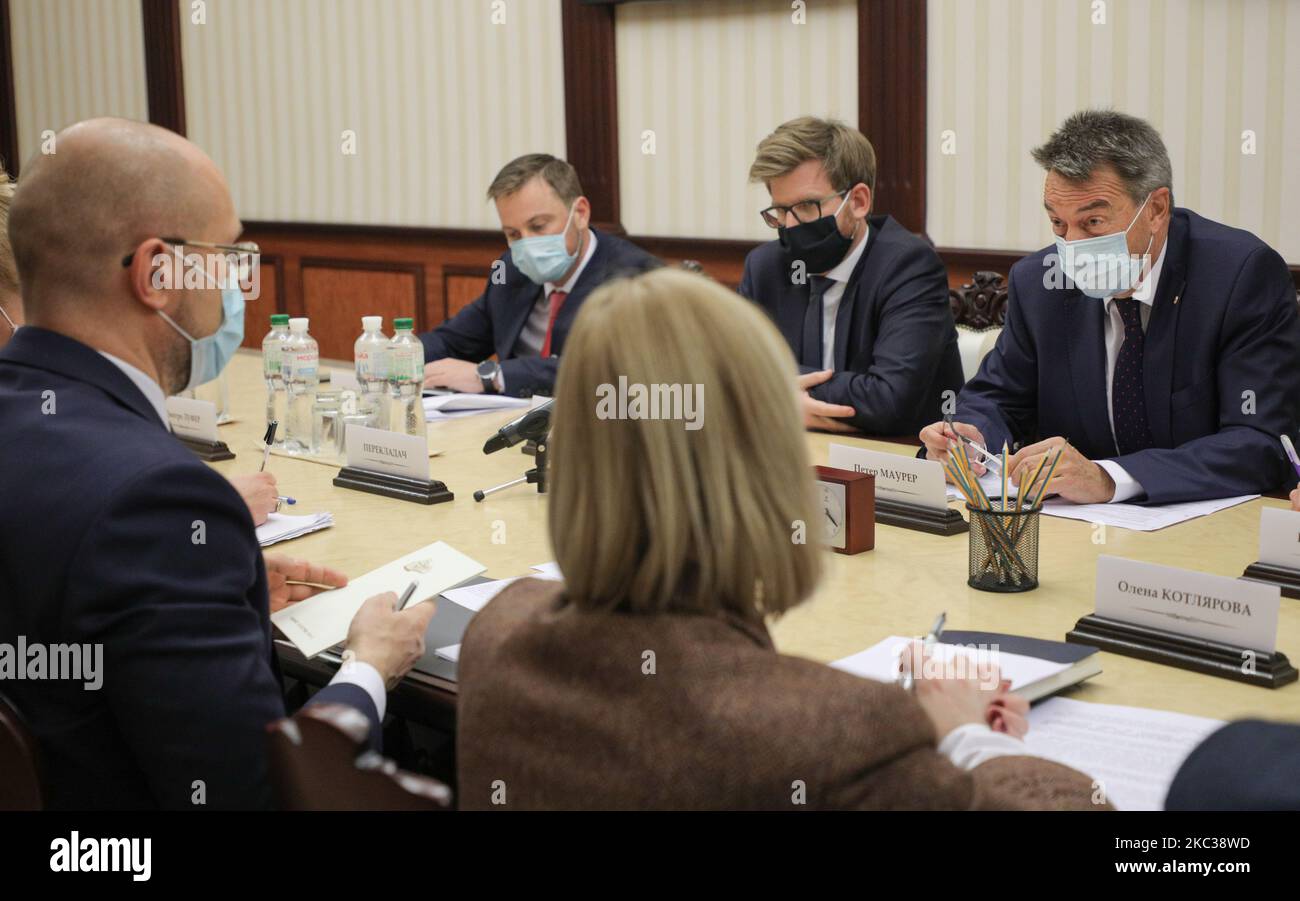 Office of prime minister of ukraine denys shmyhal hi-res stock ...