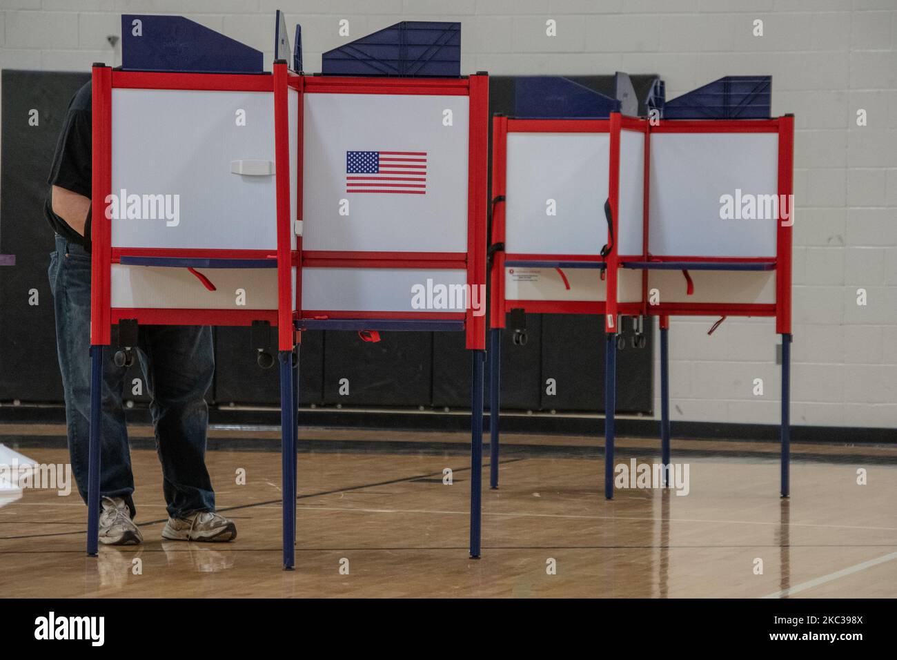 American voters cast their ballots in the Metro Detroit suburb, Royal ...