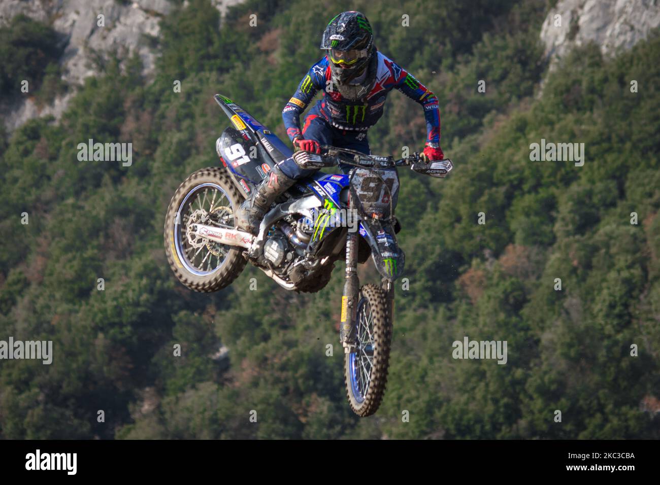 Monster energy yamaha factory mxgp racing team hi-res stock photography ...