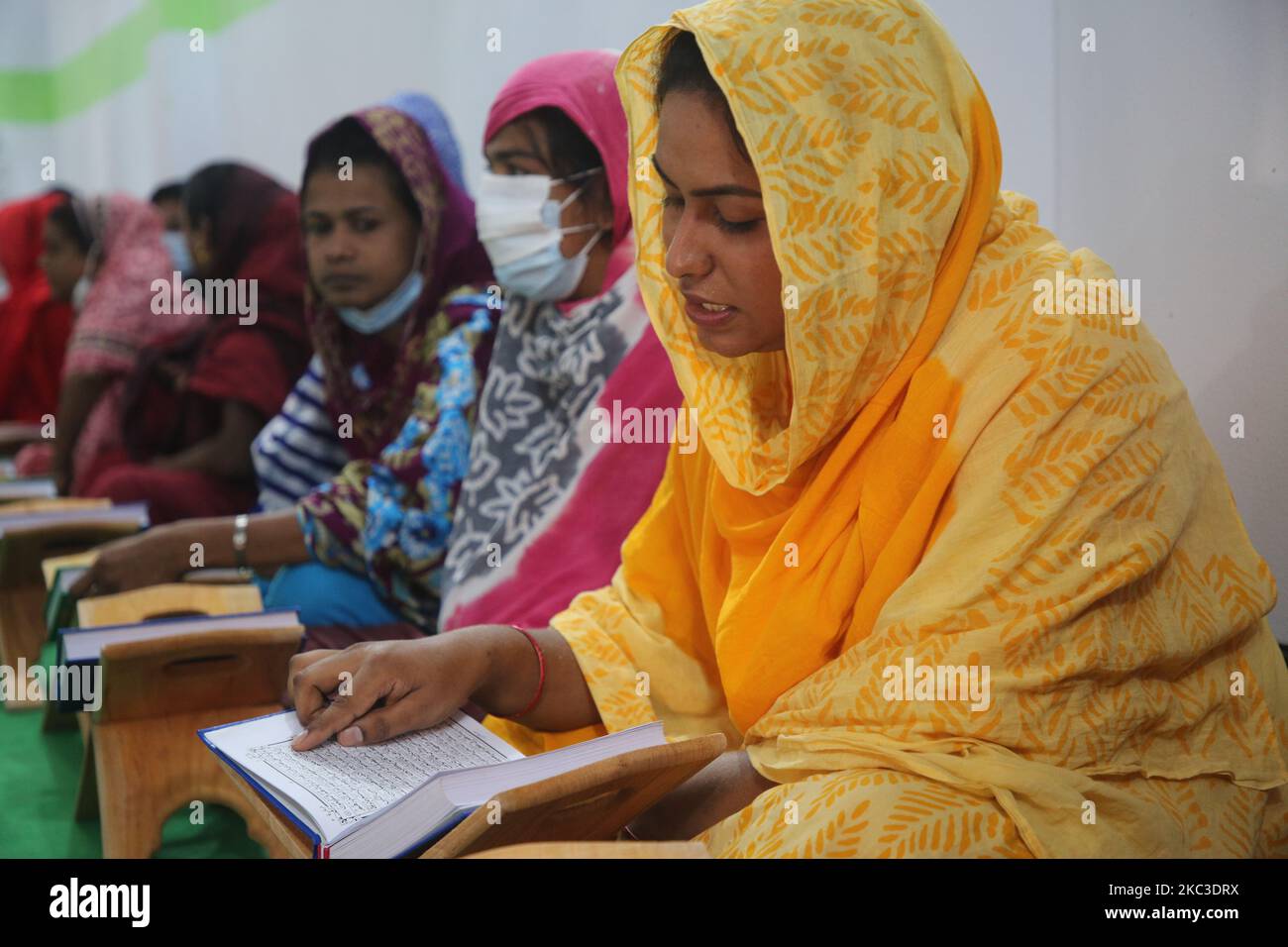 Transgender students reading the holy Quran at Dawatul Quran Tritia Linger Madrasa (First ...