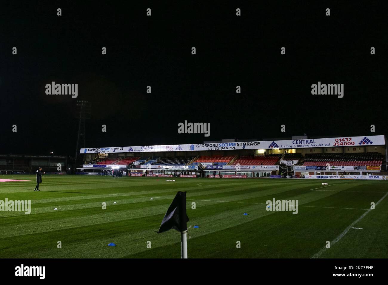 General view inside of Edgar Street, home of Hereford FC ahead of the ...