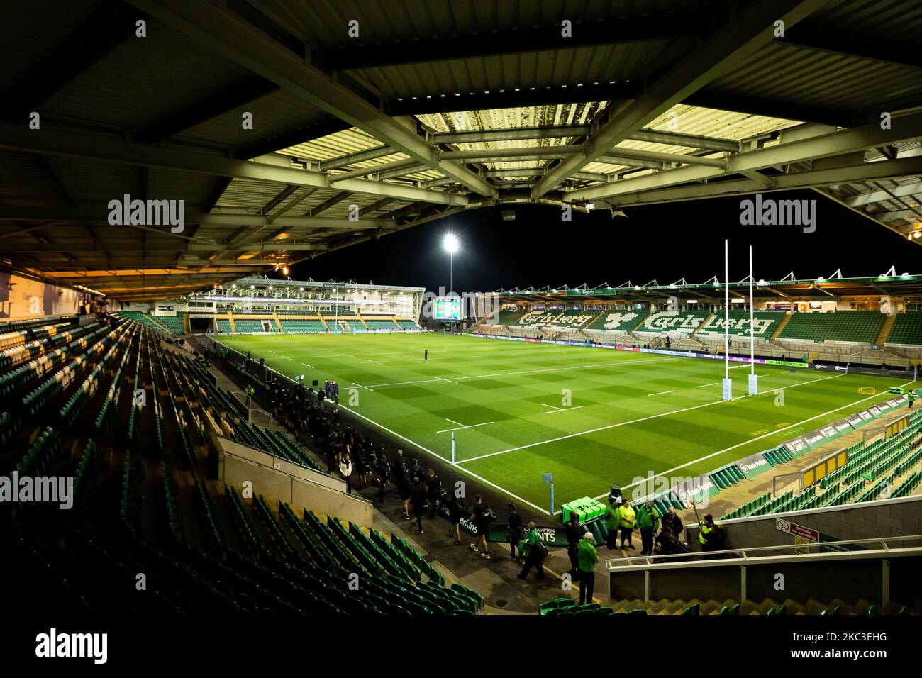 A general view of cinch Stadium at Franklin's Gardens, home of ...