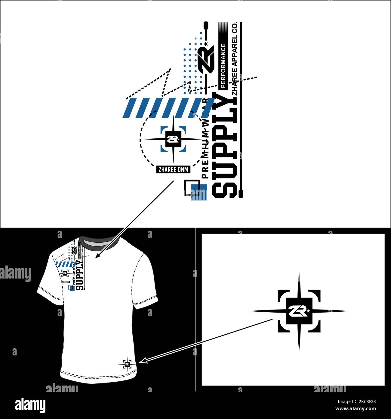 A vector illustration of lettering and design of a T-shirt Stock Vector ...