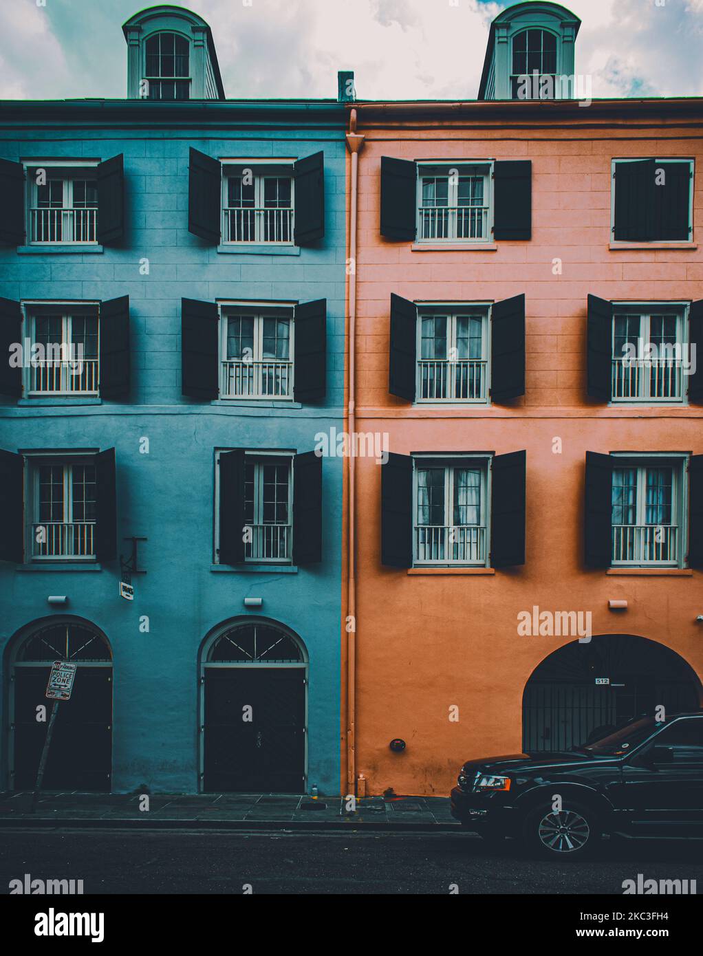 Aesthetic Picture of Building Facade Stock Photo - Alamy