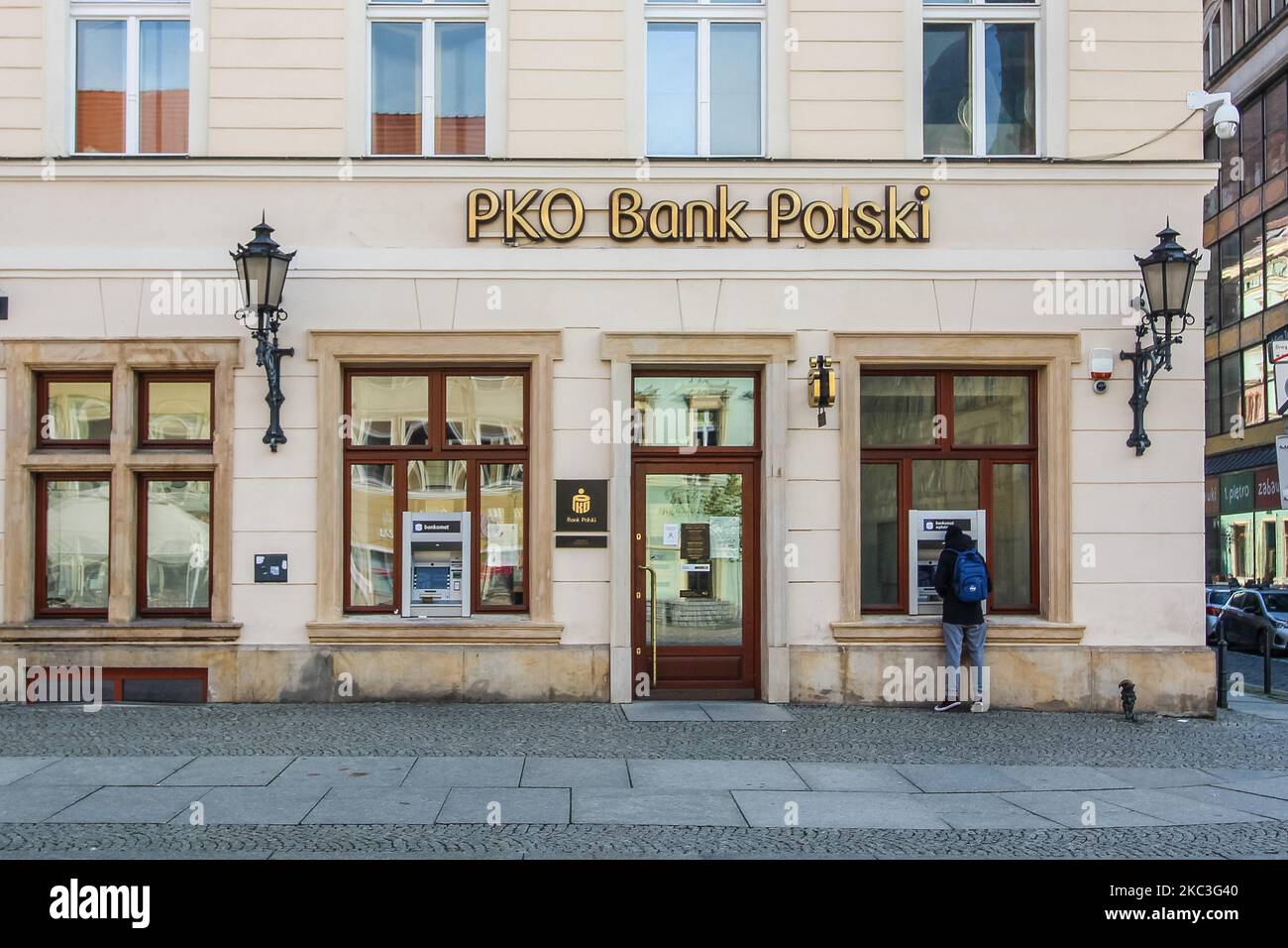 Pko bank polski bank atm hi-res stock photography and images - Alamy