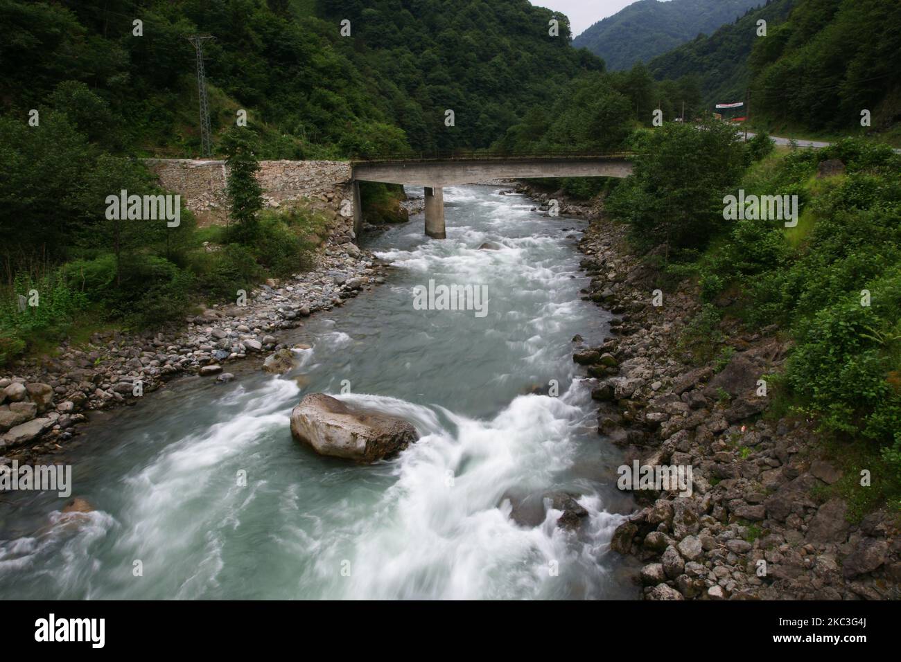 Storm Valley is a famous stream and valley located in Rize, Turkey ...