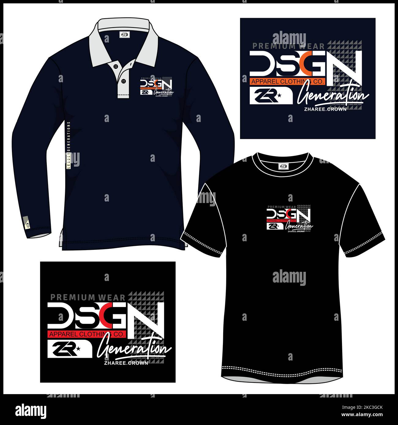 A vector illustration of T-shirt design and lettering Stock Vector ...