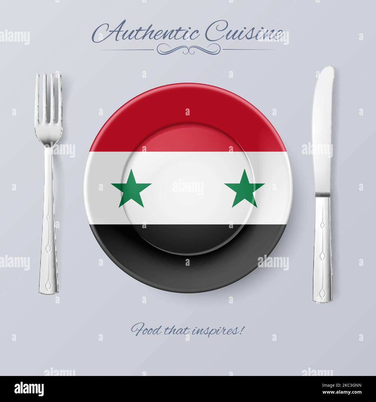 Syrian food tradition Stock Vector Images - Alamy