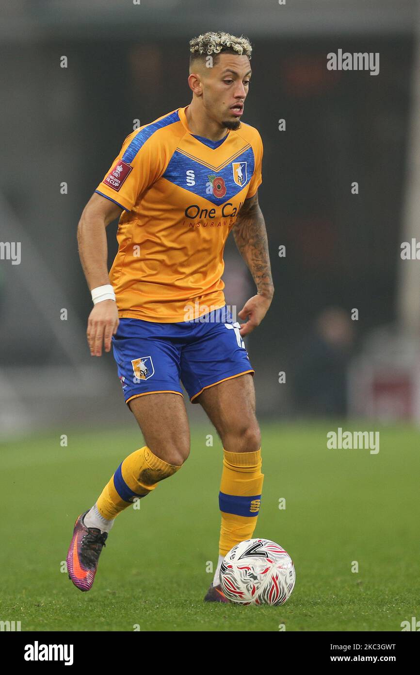 Nicky Maynard of Mansfield Town during the FA Cup match between ...