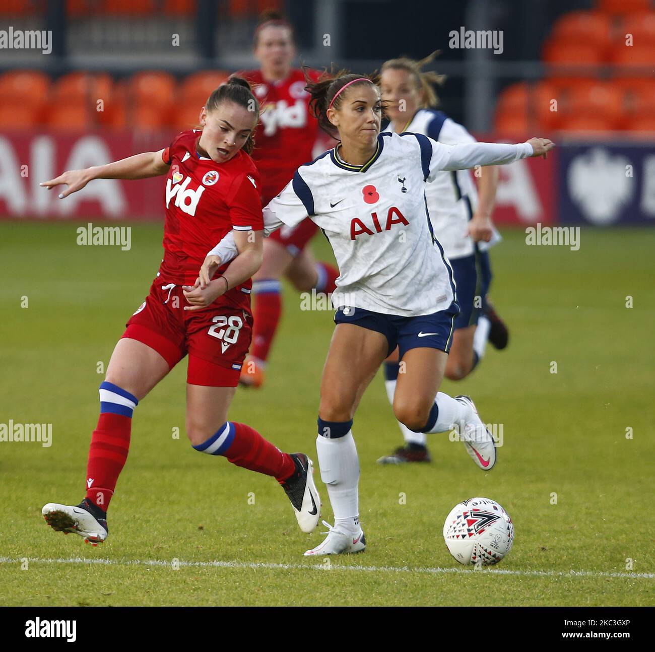 Alex Morgan of Tottenham Hotspur Women making her Debut andLily Woodham ...