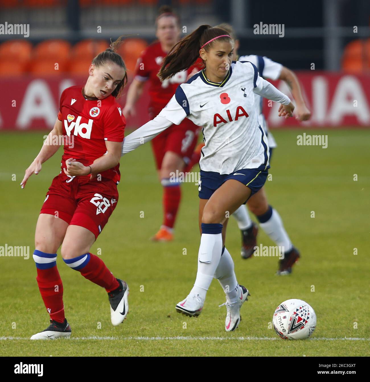 Alex Morgan of Tottenham Hotspur Women making her Debut andLily Woodham ...