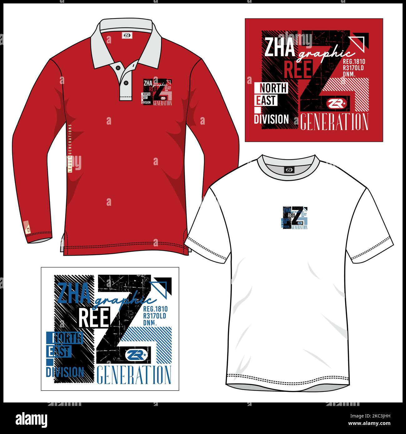 A vector illustration of T-shirt design and lettering Stock Vector ...