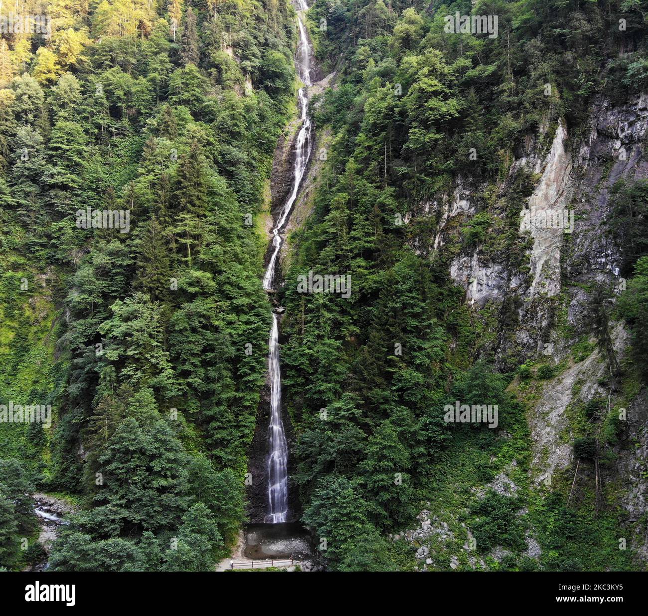 Located in Rize, Turkey, Bulut Waterfall is one of the most visited ...