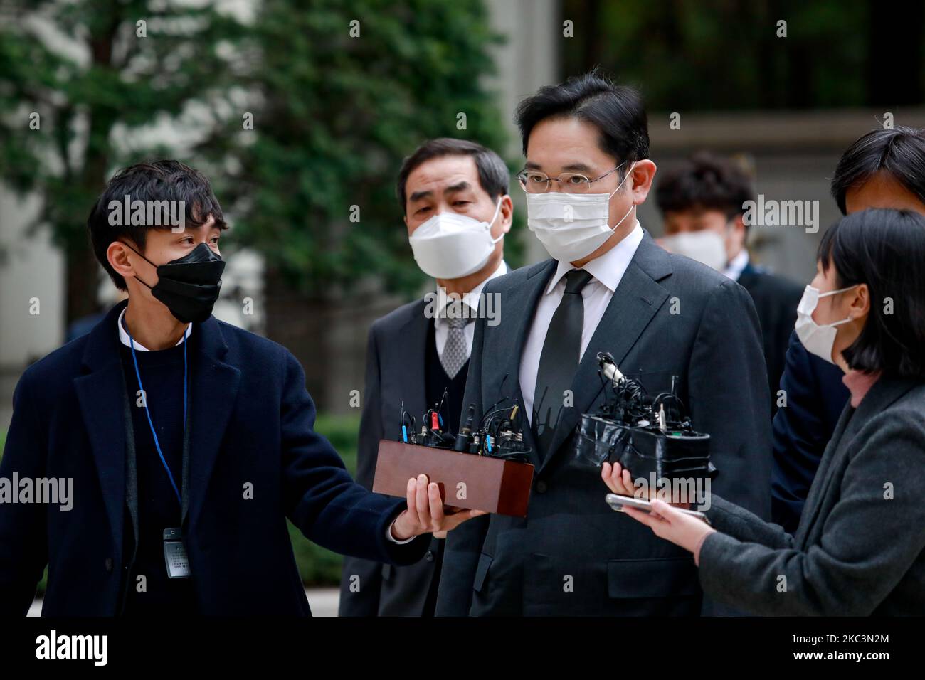 Samsung Electronics Vice Chairman Jay Y. Lee(Jae-yong Lee) arrives to ...