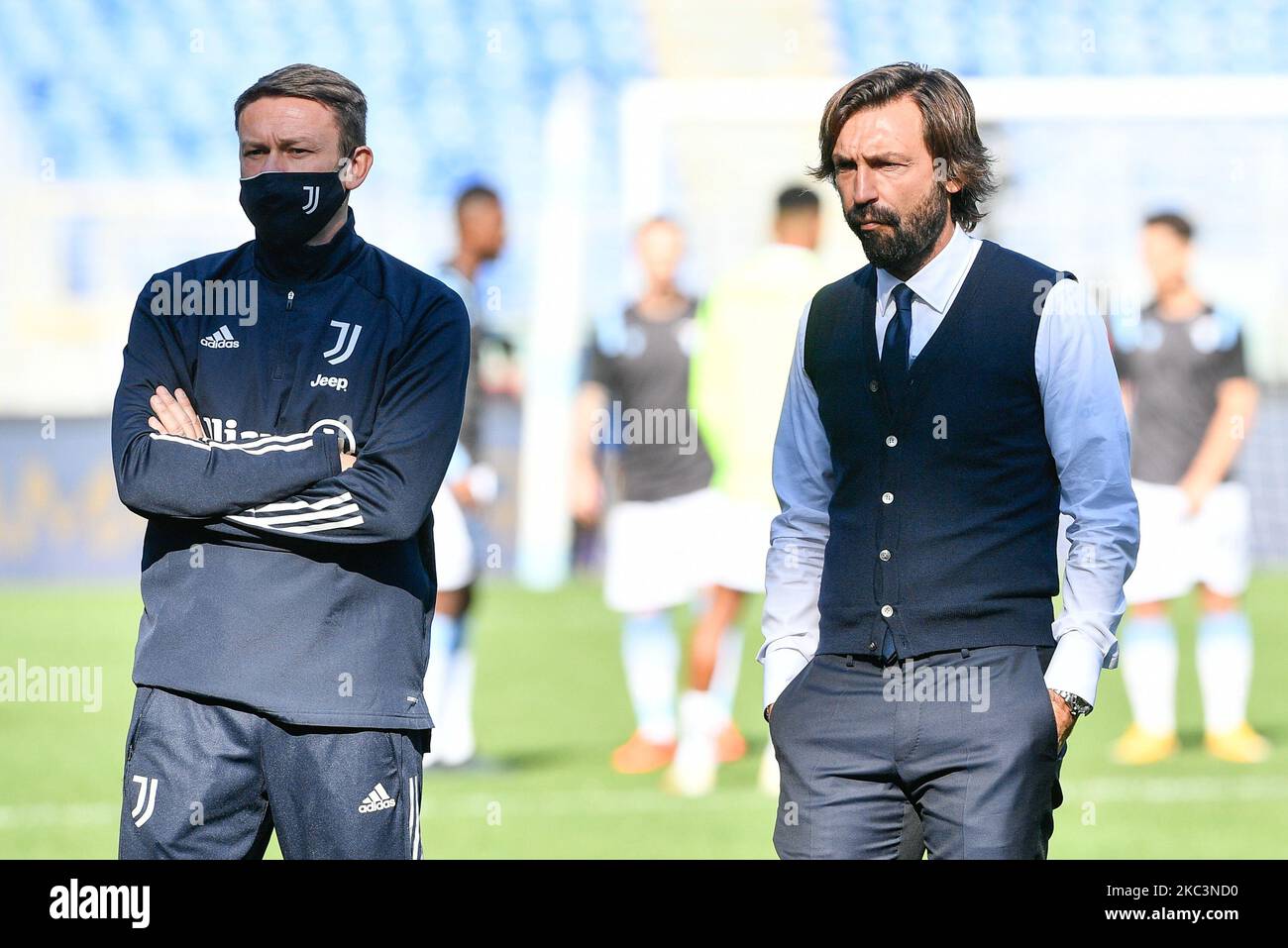 Andrea Pirlo manager of Juventus FC and Roberto Baronio of Juventus FC ...