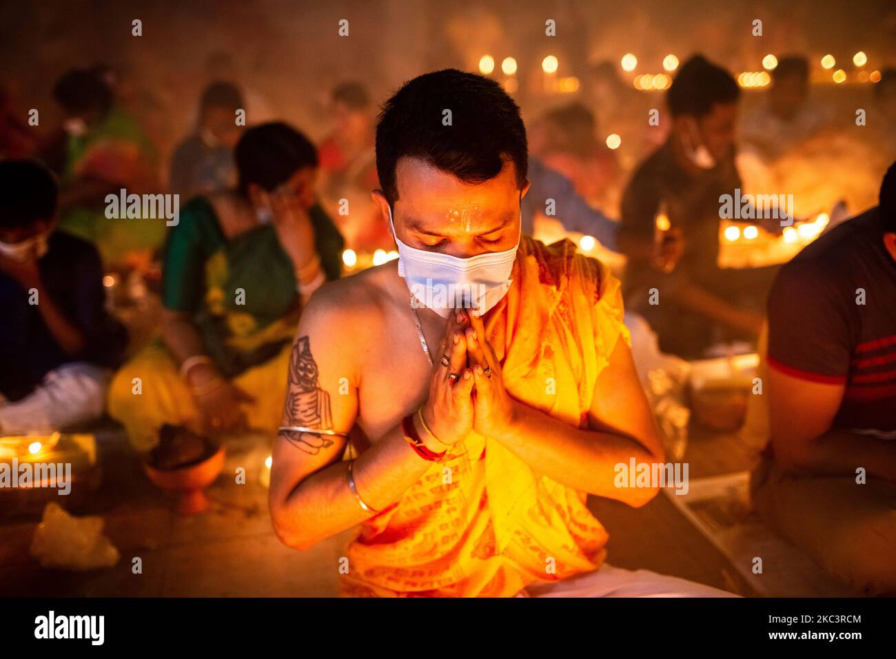 The disciples of Baba Lokenath Brahmachari celebrated Rakher Upobash or ...