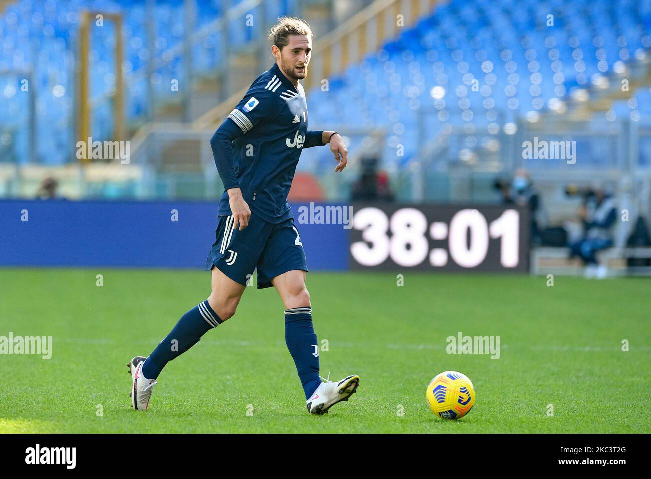 Adrien Rabiot of Juventus FC during the Serie A match between SS Lazio ...