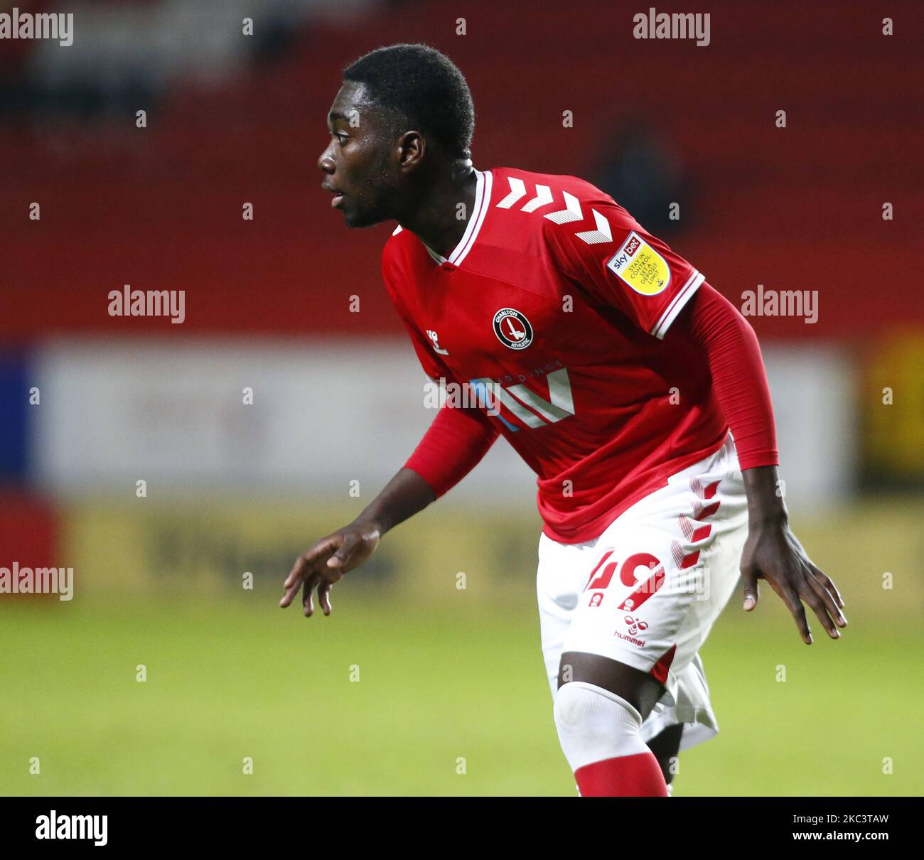 Charlton Athletic's Kdsim Aidoo during Papa John's Trophy - Southern ...