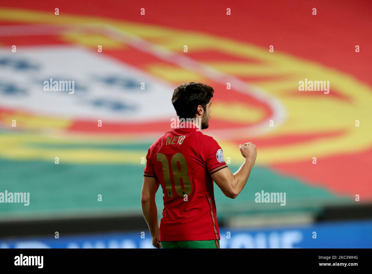 Pedro Neto of Portugal celebrates after scoring a goal during the ...