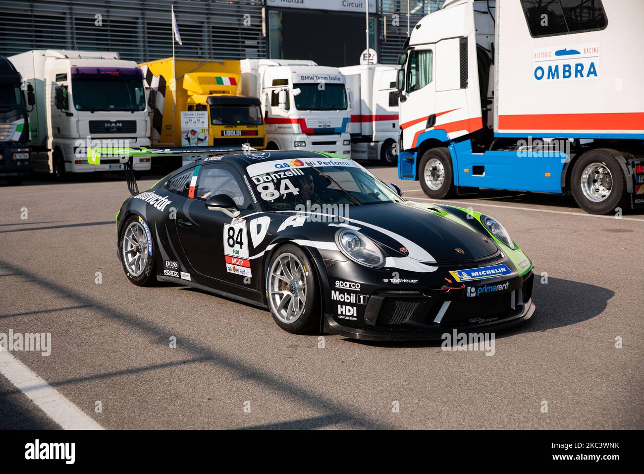 The paddock of the Aci Racing Weekend at Autodromo Nazionale on ...
