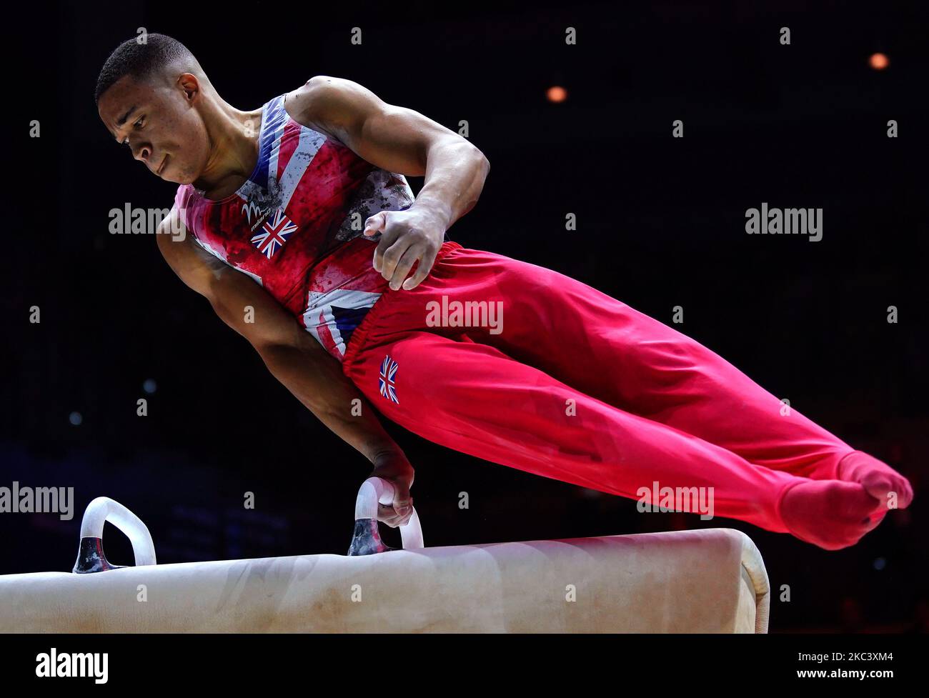 Great Britian's Joe Fraser competing in the Men's Pommel event during ...
