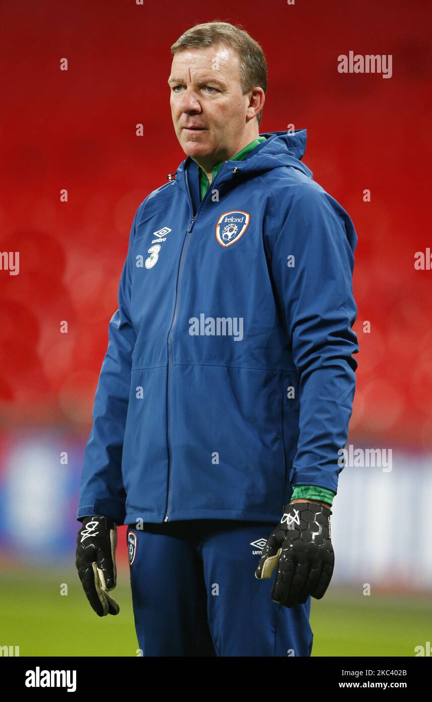 Goalkeeping coach Alan Kelly Jr. of Republic of Ireland during International Friendly between ...