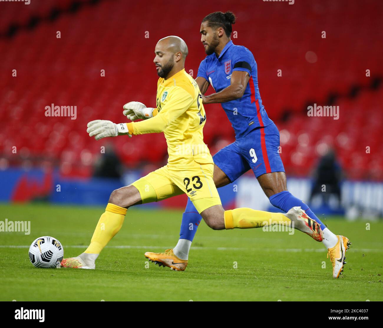 WEMBLEY, United Kingdom, NOVEMBER 12:L-R Goalkeeper Darren Randolph ...