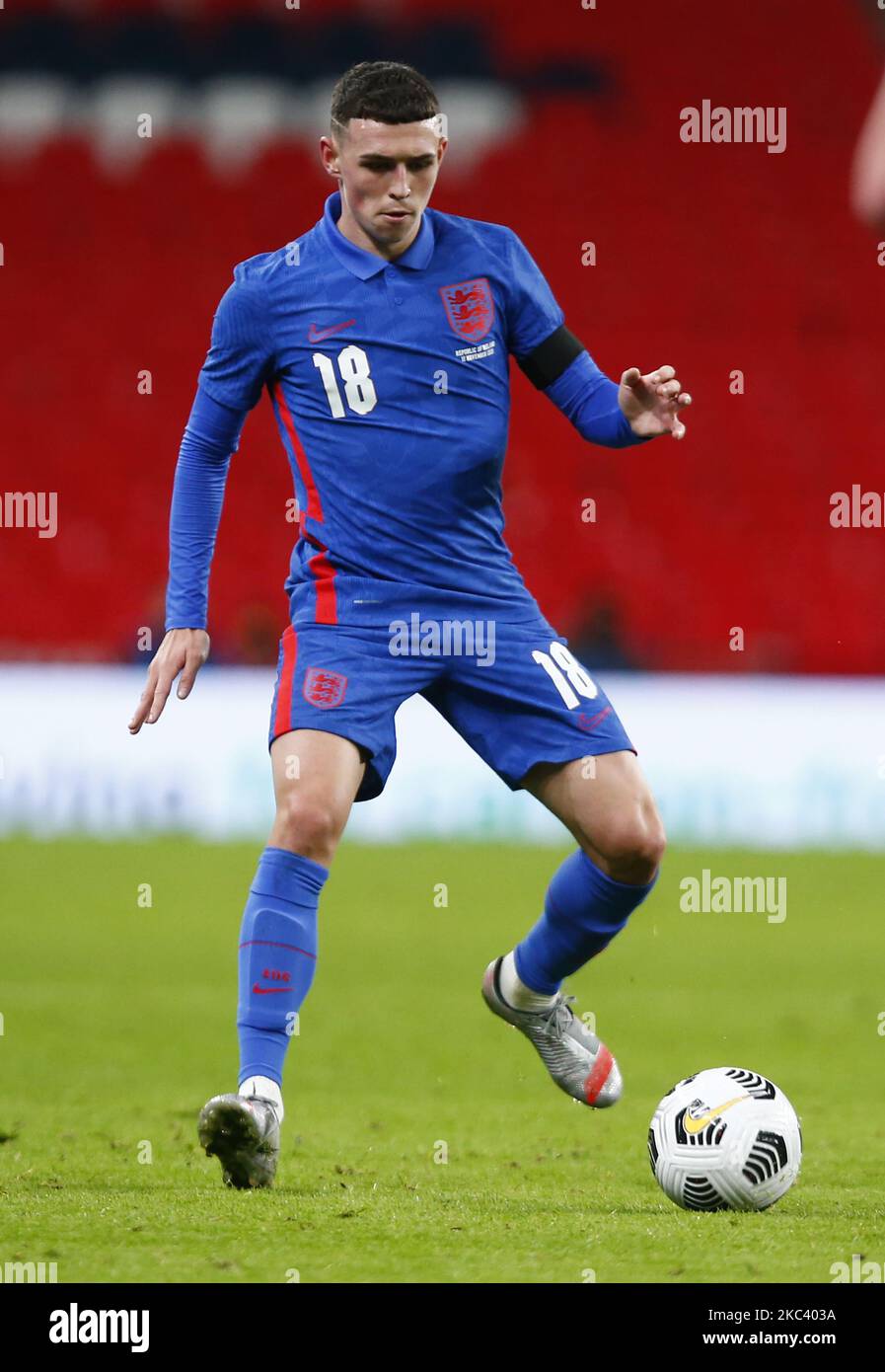 Phil Foden (Manchester City) of Englandduring International Friendly ...