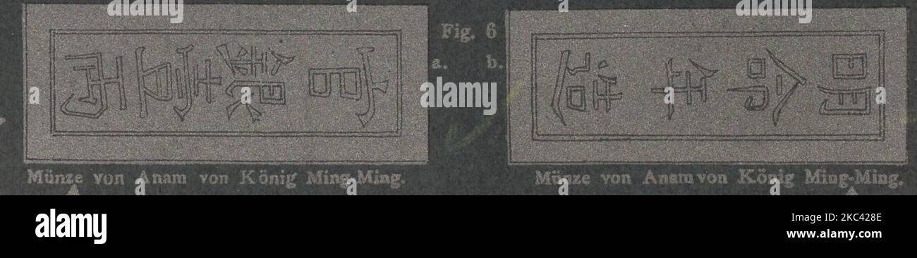 Antique 19th century germany numismatic illustrated catalogue with ...