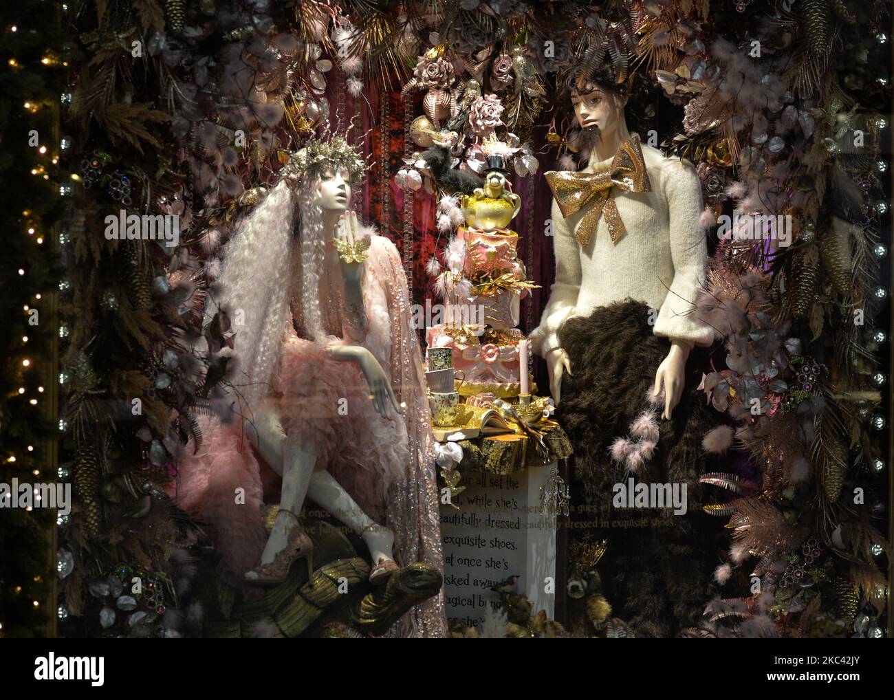 A view of the new Brown Thomas Christmas Season window display. Brown ...