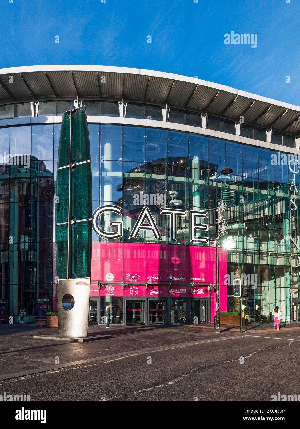 Exterior of the Gate entertainment complex in Newcastle upon Tyne, UK ...