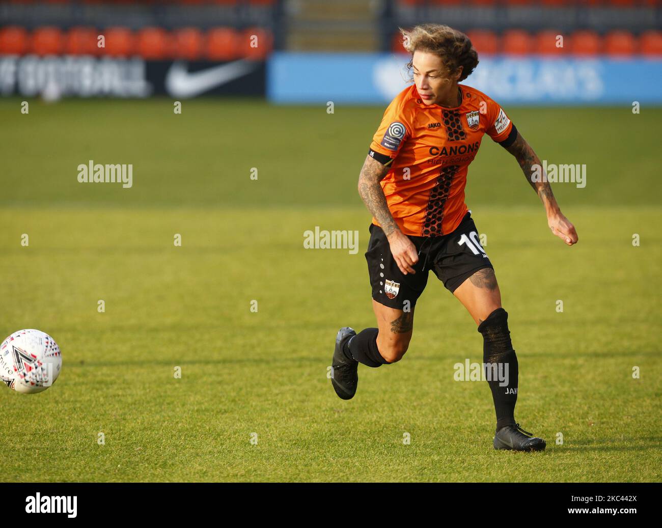 Brooke Nunn of London Bees during FA Women's Championship between ...