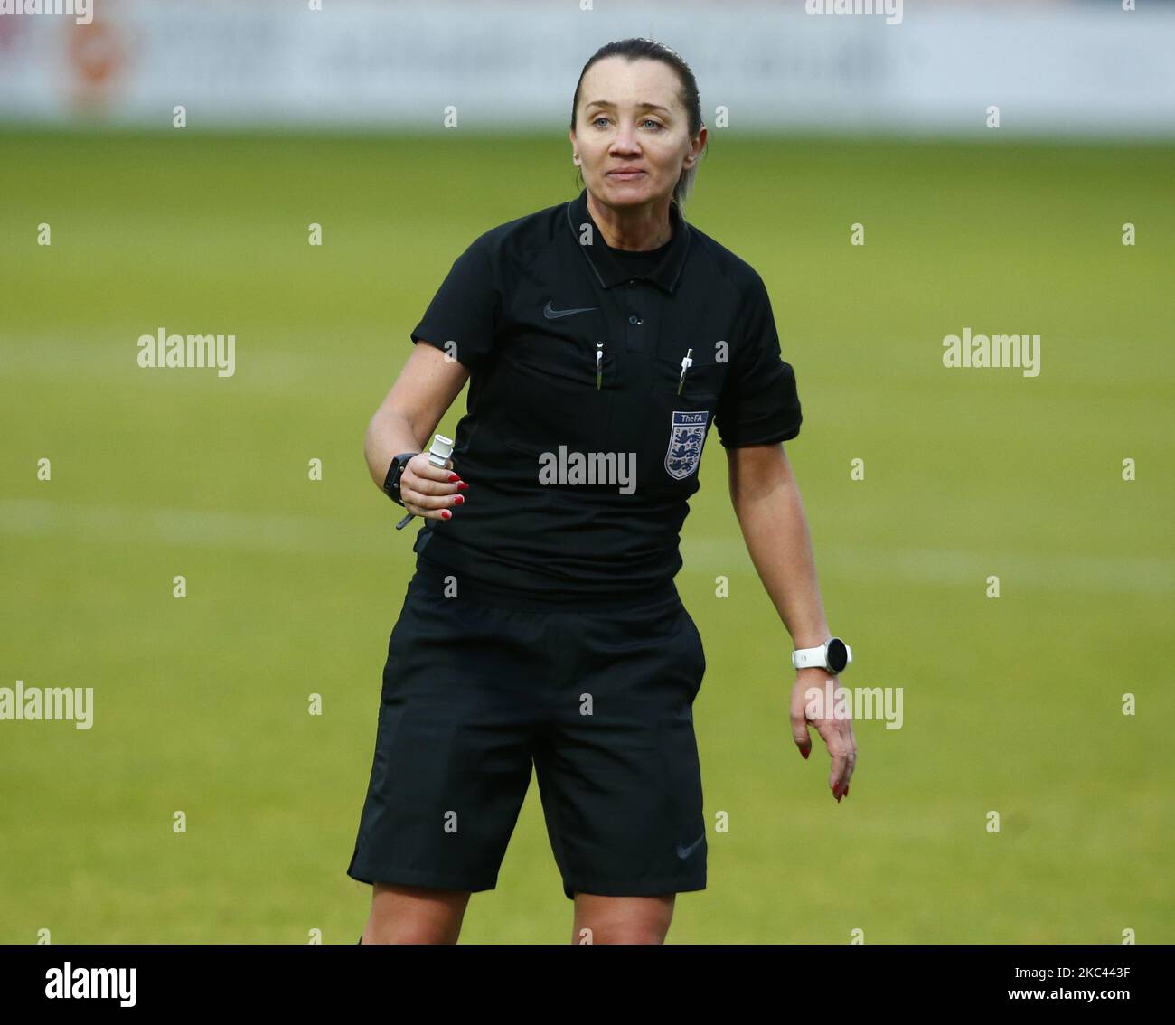 Referee Golba Magdalena during FA Women's Championship between London ...