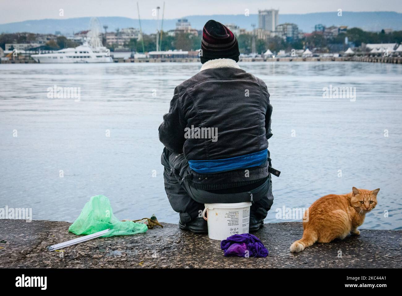 The only one Bulgarian rescue ship Perun which was anchored for almost ...
