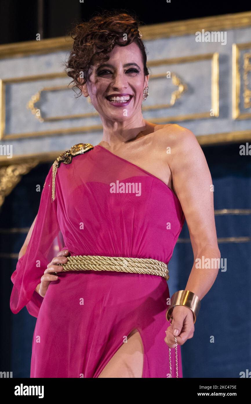 he actress Ana Turpin during the performance ‘La cresta de la ola’ at ...