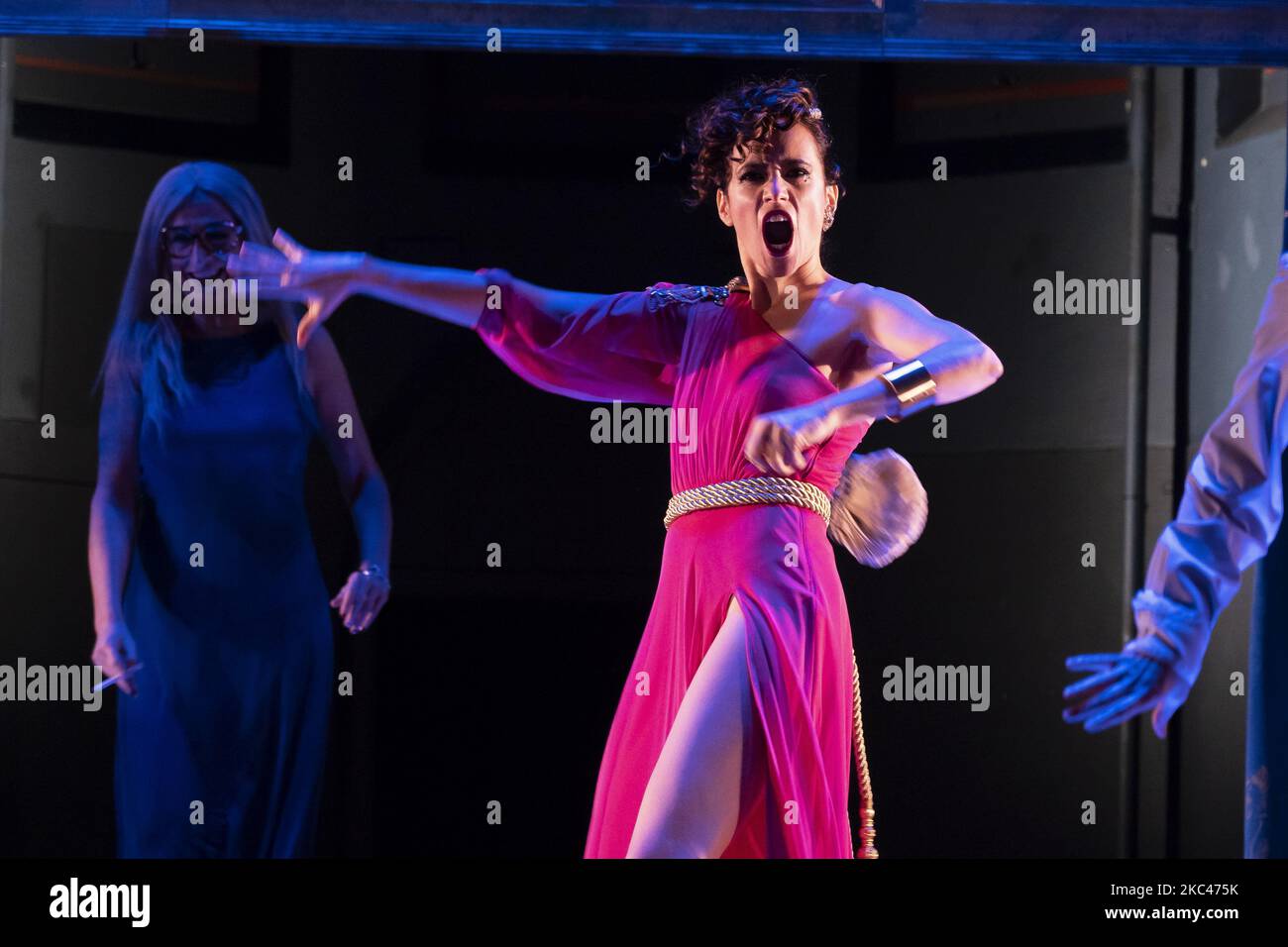 he actress Ana Turpin during the performance ‘La cresta de la ola’ at ...