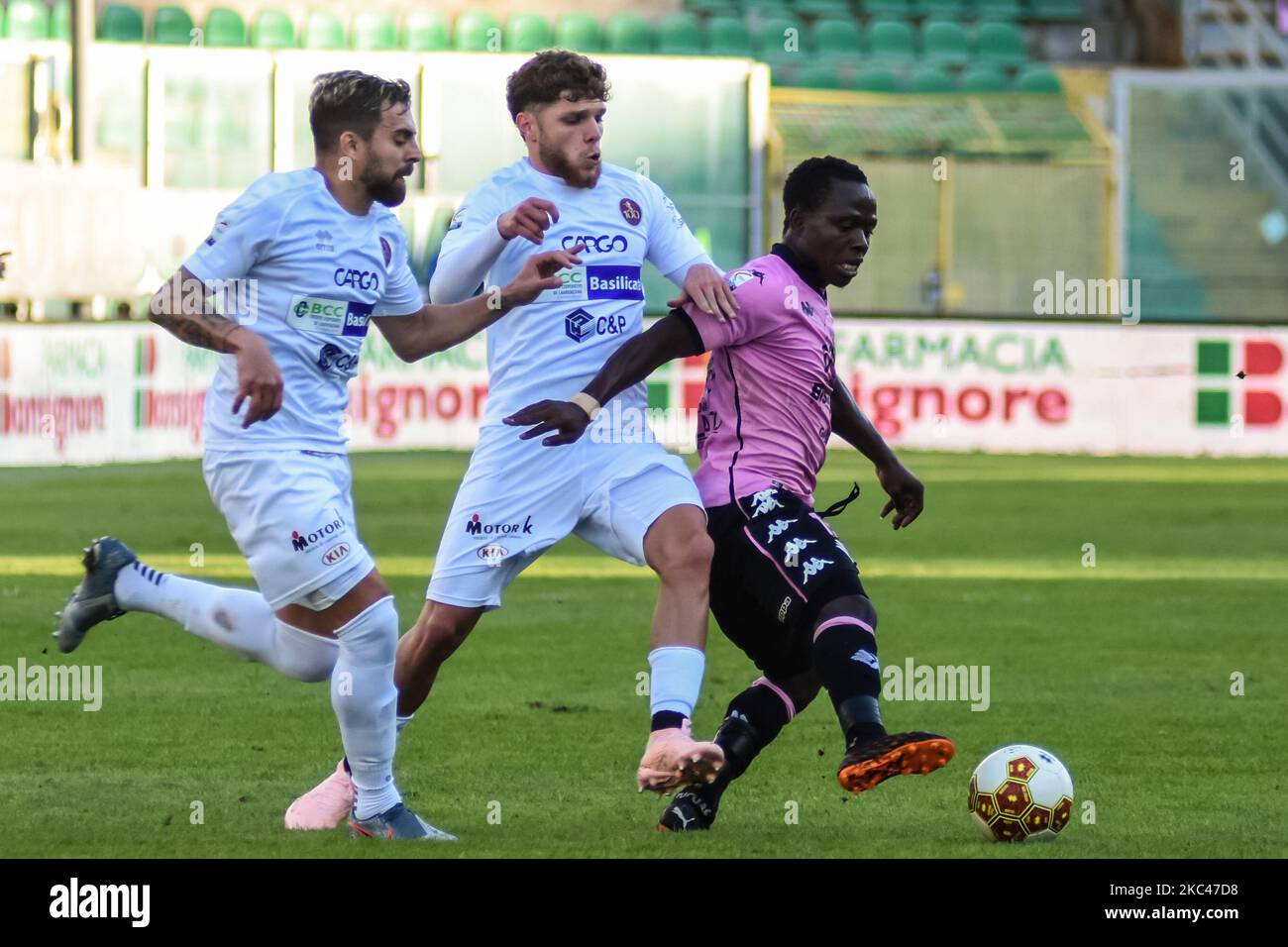 Odjer Moses during the Serie C match between Palermo FC and Potenza, at ...