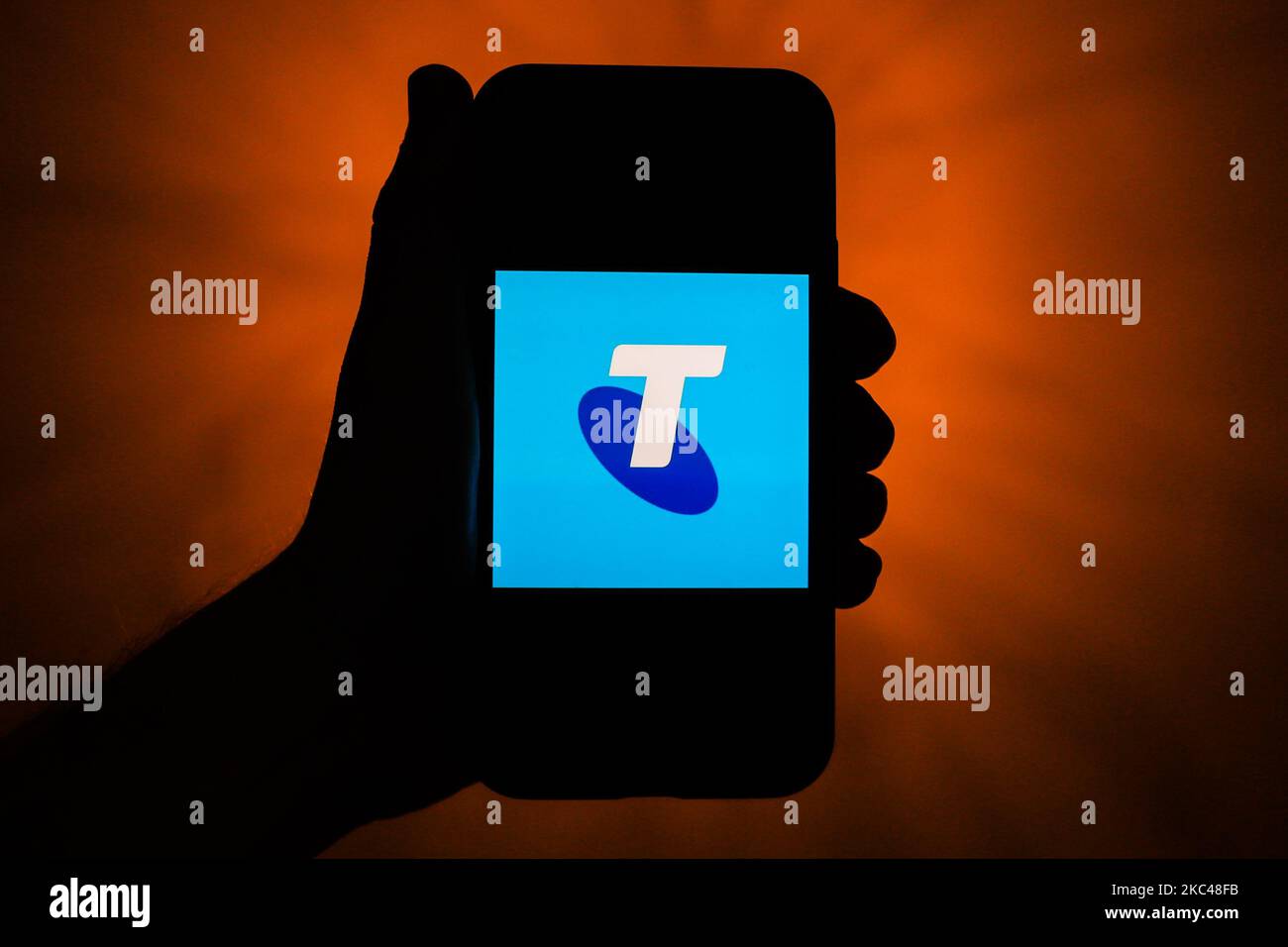 Telstra logo hi-res stock photography and images - Alamy
